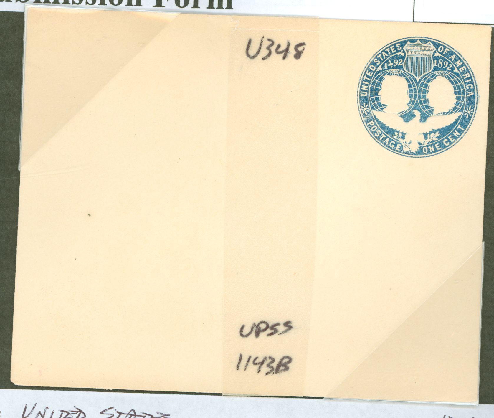 United States U348 (APS Seller Id: 520151) | United States, Postal ...