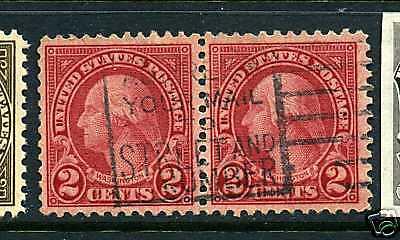 Scott #595 Washington Coil Waste USED Pair (Stk#595-30) | United States ...