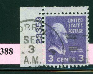 PKStamps - USA - 807 - Used - Plate Number Single #21-388 | United ...