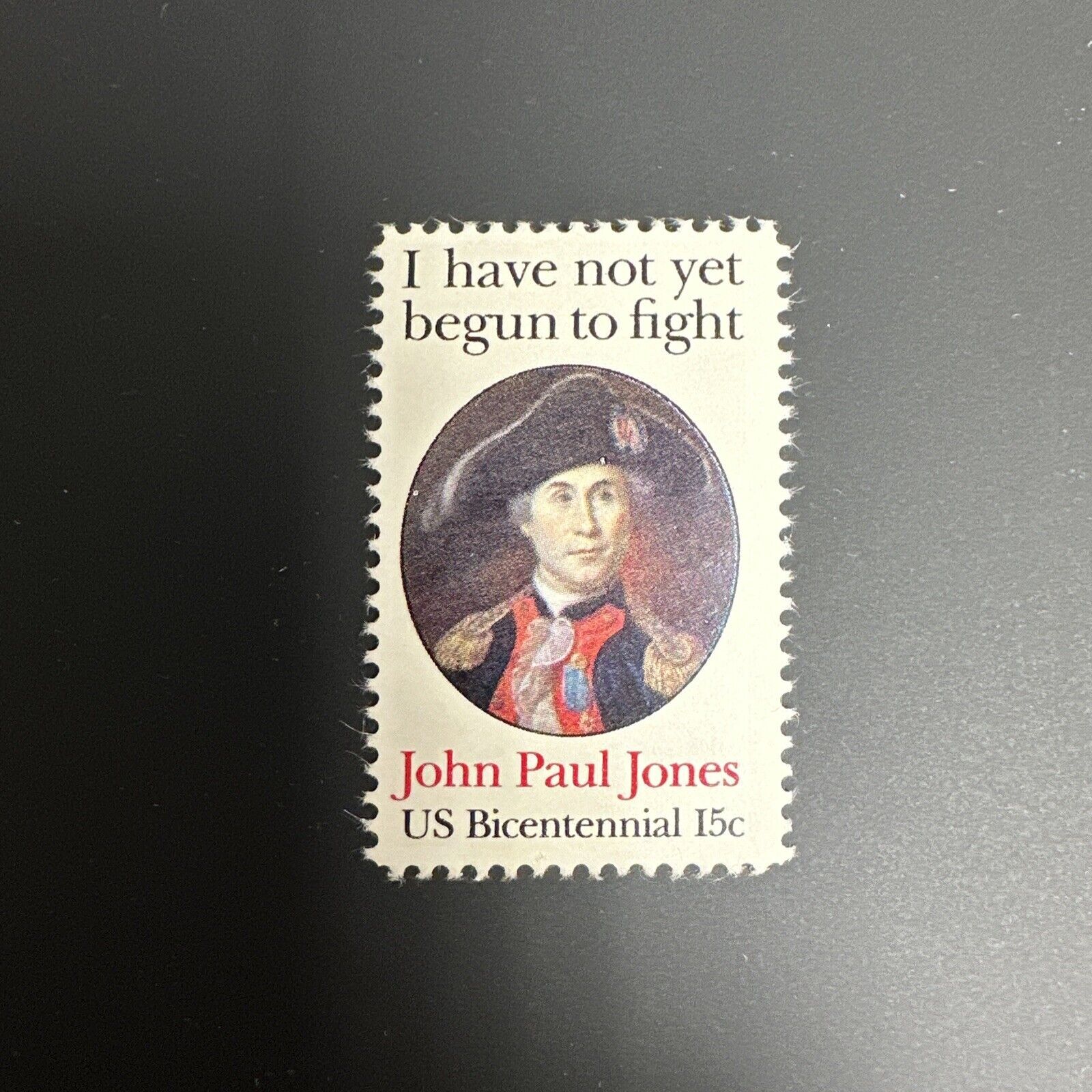 1789B perf 12 John Paul Jones superb Never hinged With Certificate ...