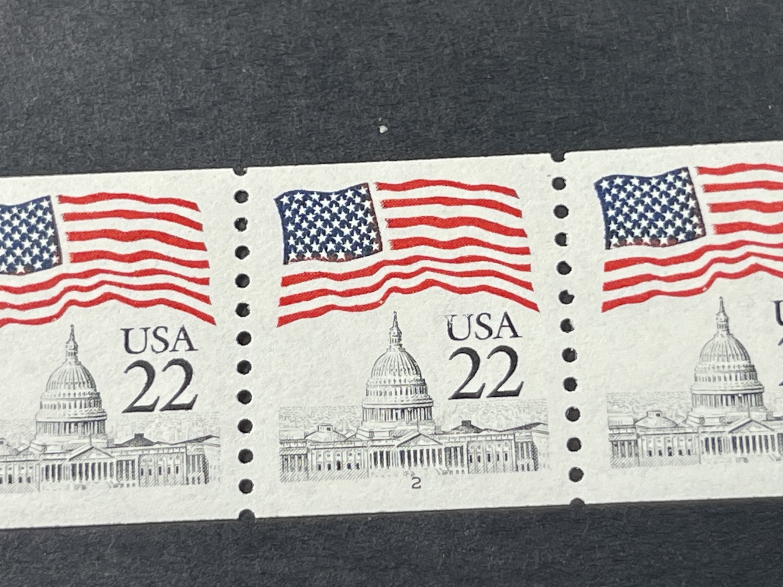 U.S.# 2115-Mint/Never Hinged--Plate # Coil Strip of 5--(P#2)-----1985 ...