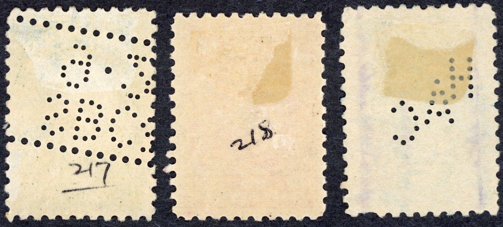 Scott R217 R218 R220 Documentary Revenue Stamp Set Mint $1 $2 $5 Series ...