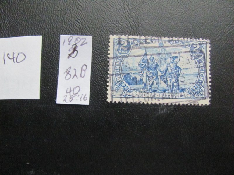 Germany 1902 USED MI. 82B SC 79 XF 25:16 40 EUROS (140) | Europe ...