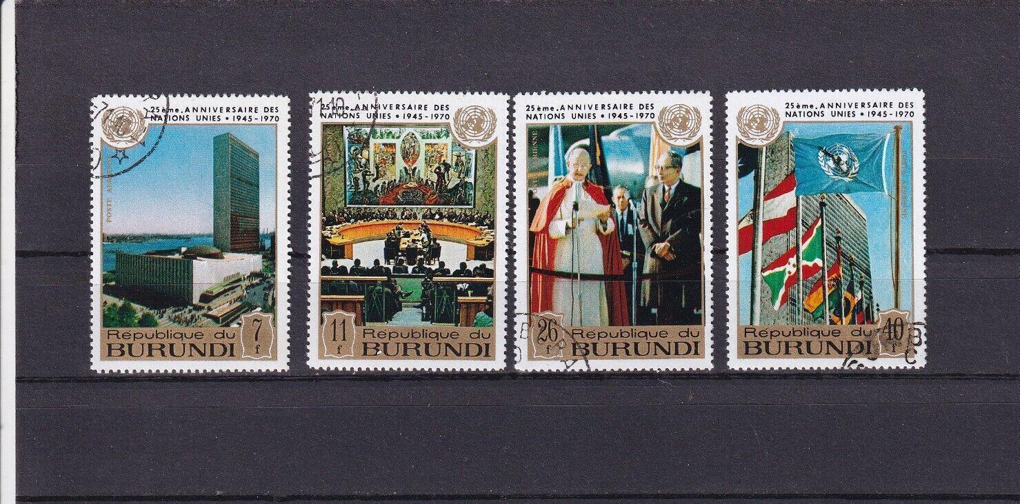 SA24a Burundi 1970 25th Anniv of United Nations, used stamps | Africa ...