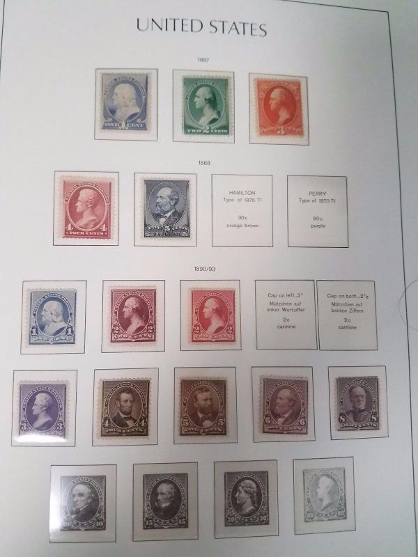 UNITED STATES COLLECTION – 1847 to 1999 in four Lighthouse hingeless ...