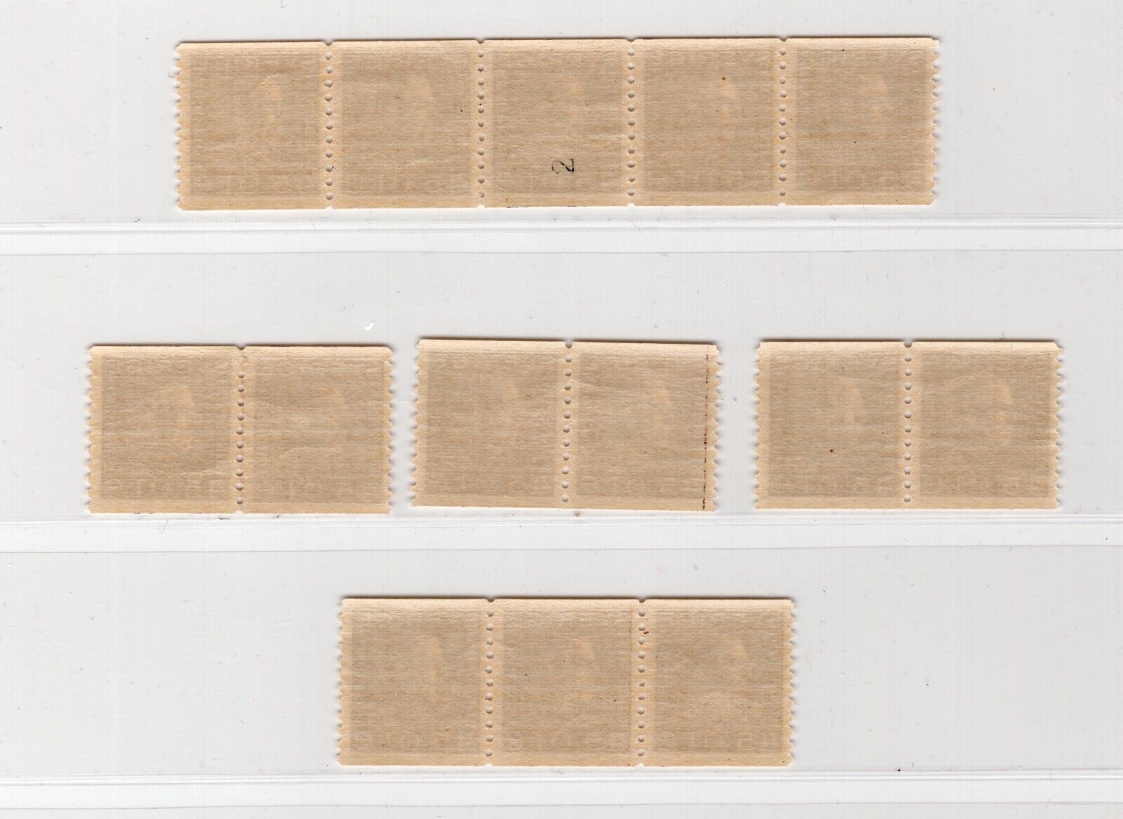 Sweden 1929 Gustav V 45 Öre Scott 184 Facit 191 Strips & Pairs ALL ...