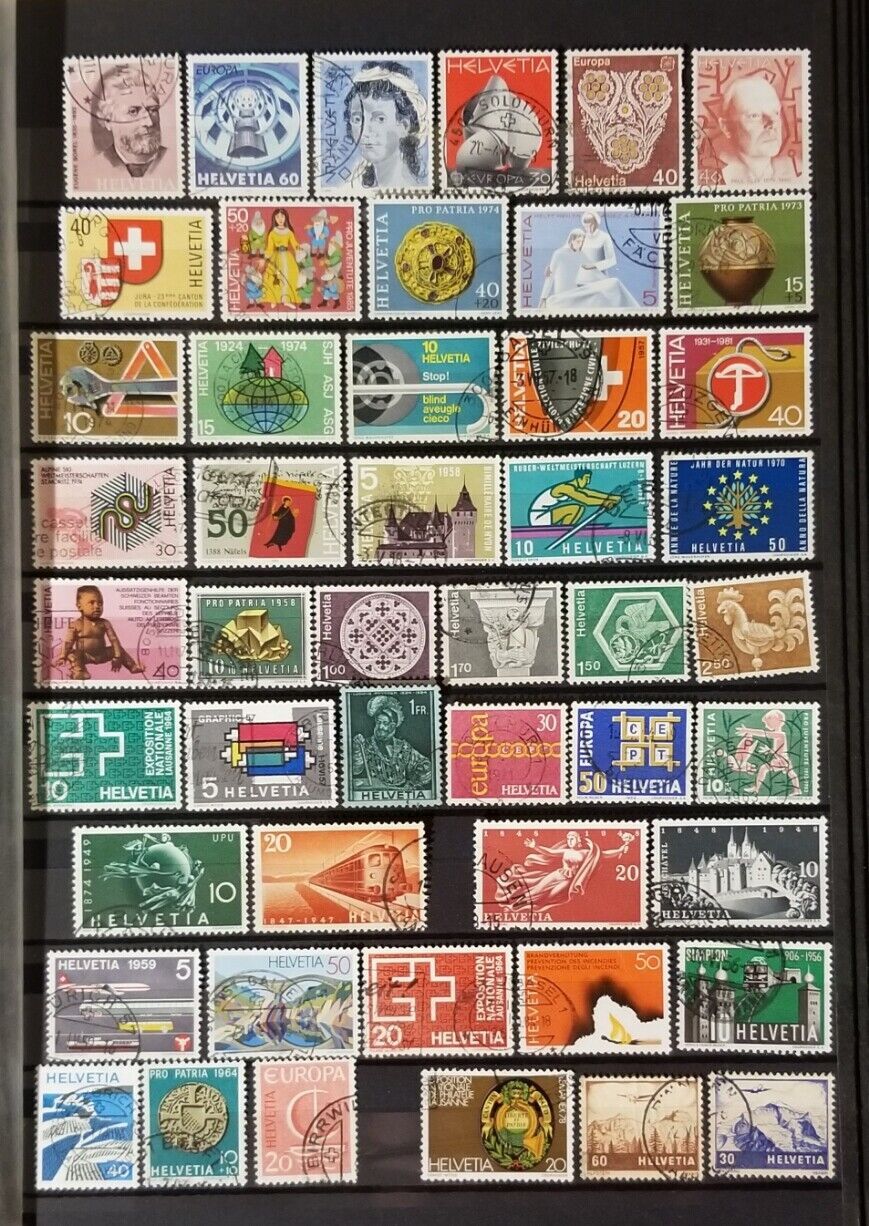 SWITZERLAND Used Stamp Lot Collection z4387 | Europe - Switzerland ...