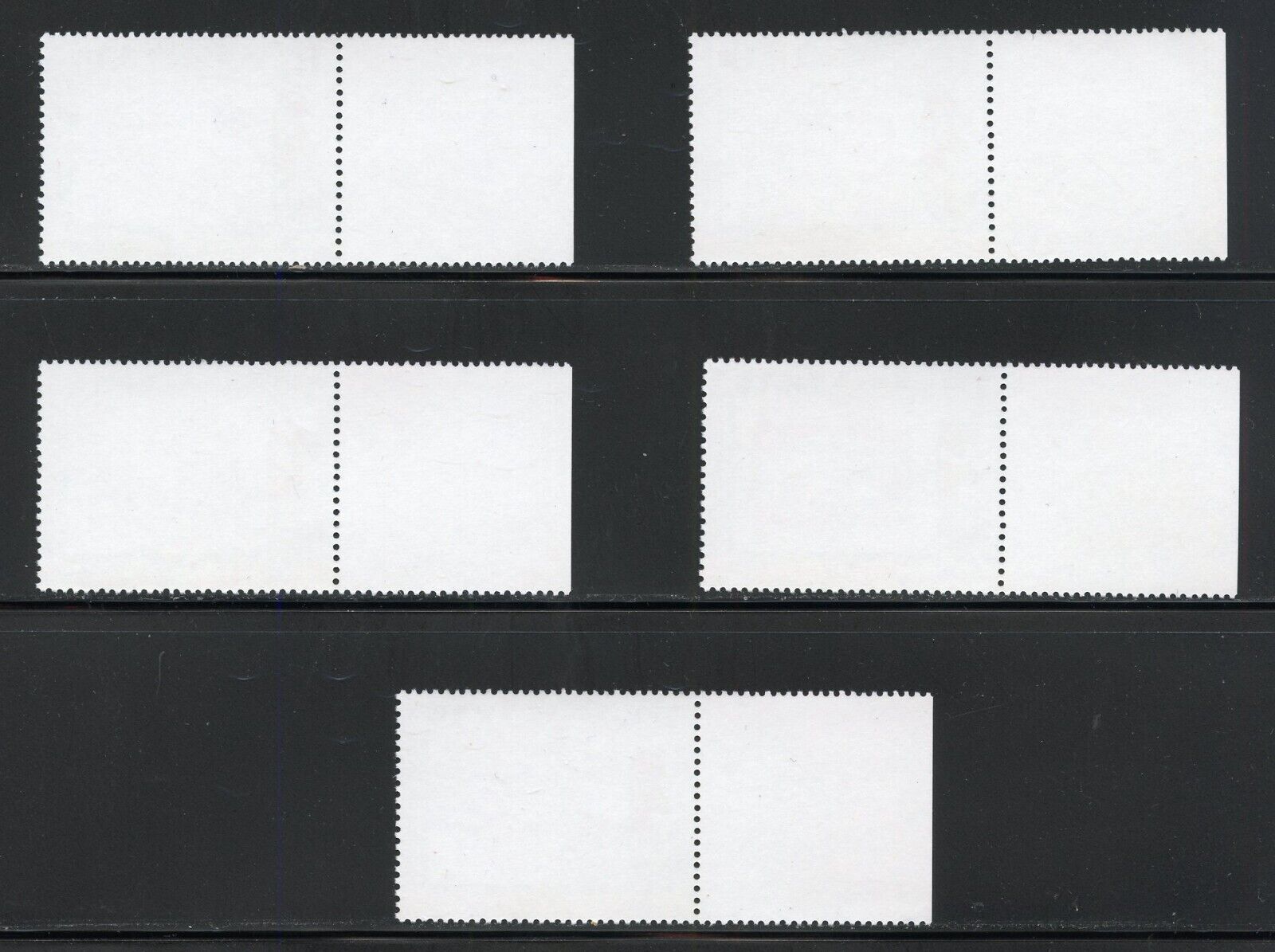 Israel Draw Your OWN Stamp LOT of Five Different Stamps With Selvage ...