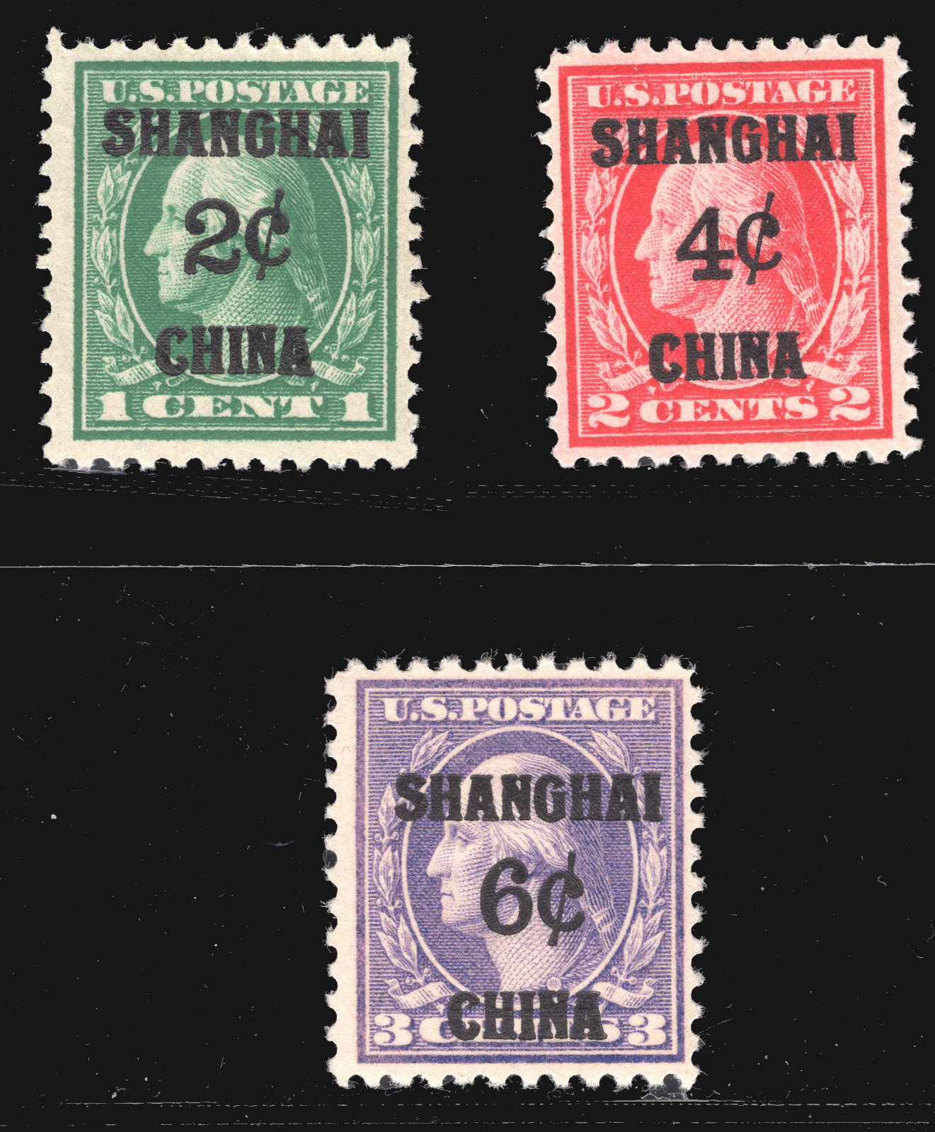 US Stamps #K1-K3 Shanghai China Mint OG NH LOT #79646 | United States ...