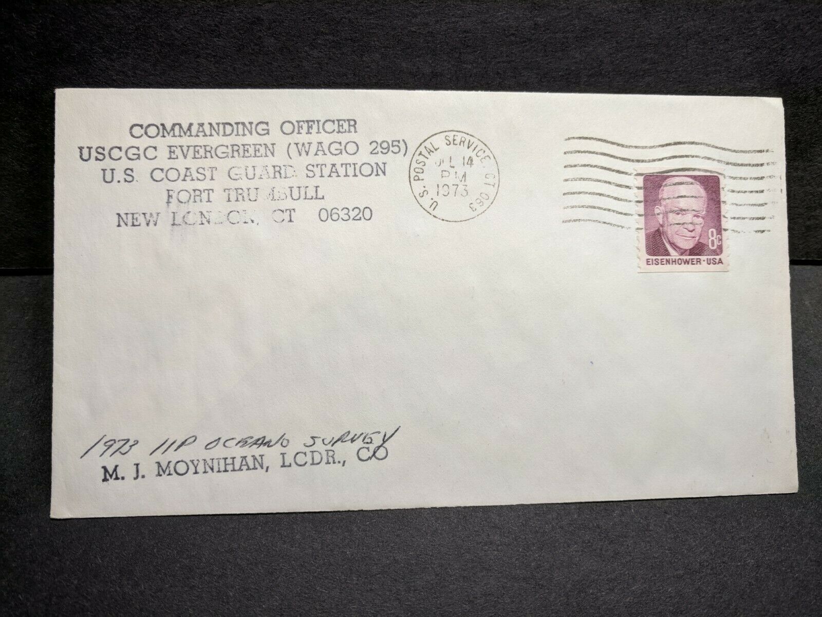 USCGC EVERGREEN WAGO-295 Naval Cover 1973 Coast Guard | United States ...