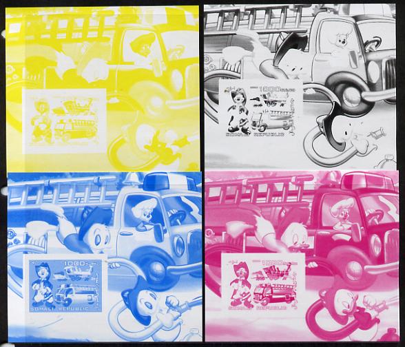 Somalia 2006 Disney - Fire Service souvenir sheet - the s... | Africa ...