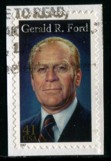 4199 US 41c Gerald R Ford SA, used on paper | United States, General ...