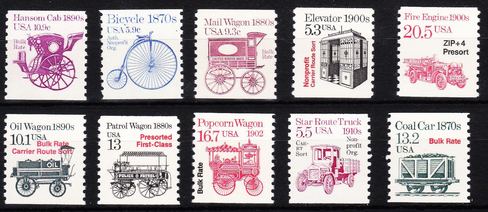 MOstamps - US Mint OG NH Coils (10 stamps) - Lot # HS-F682 | United ...