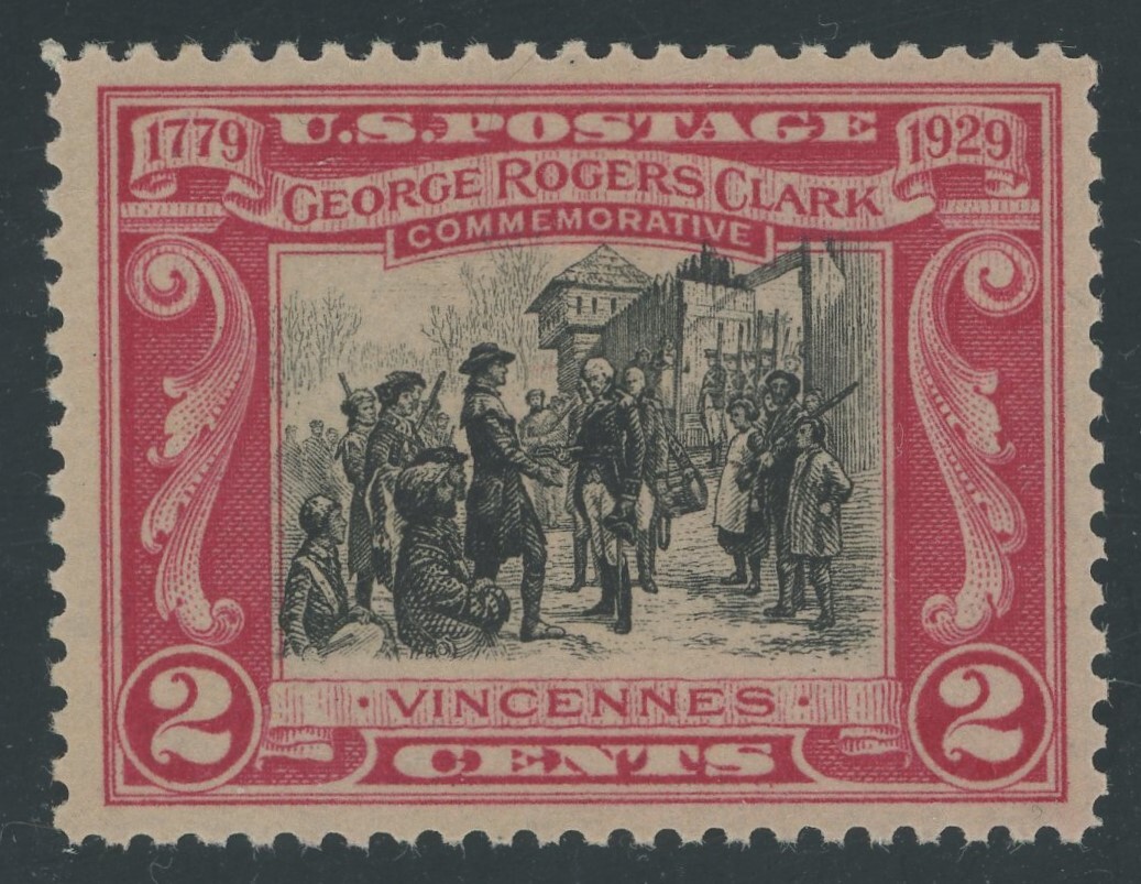 USA 651 - 2 cent George Rogers Clark - VF/XF Mint never hinged | United ...