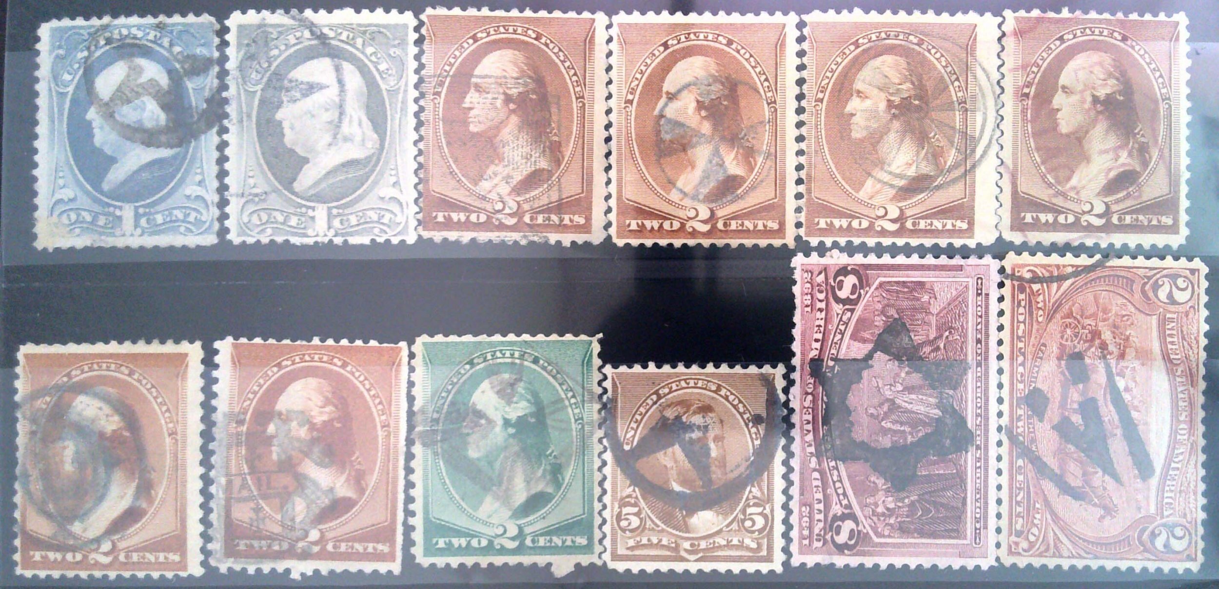 Fancy Cancels lot | United States, General Issue Stamp / HipStamp