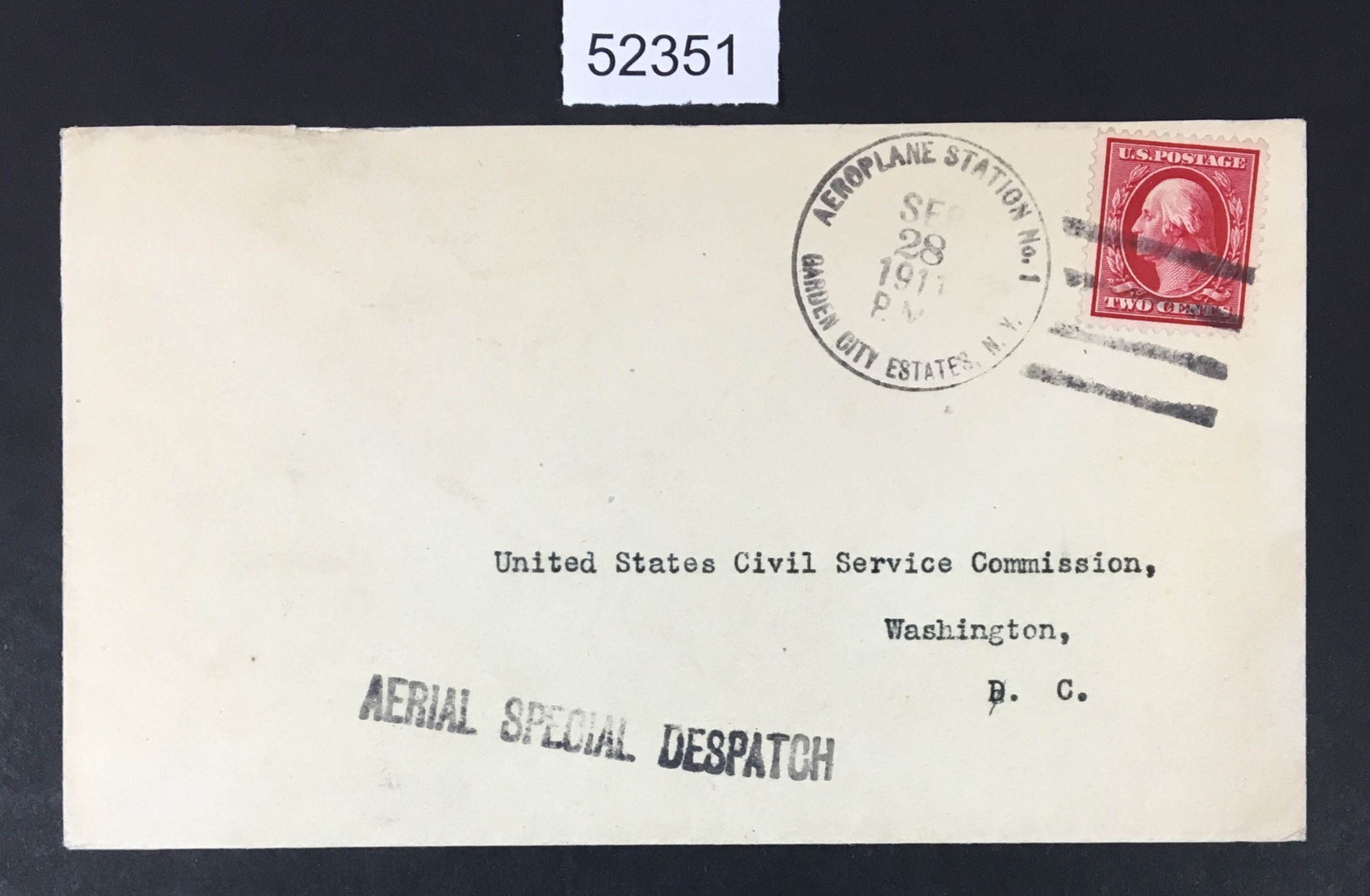 US Stamps # 375 1911 Aerial Special Despatch LOT #52351 | United States ...