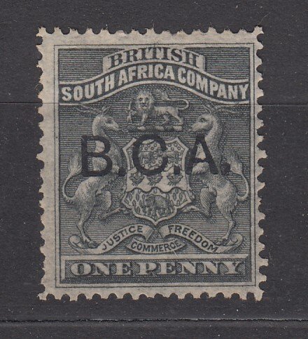 J40176 JL Stamps 1891-5 British central africa mng/used? 1p, #1, B.C.A ...