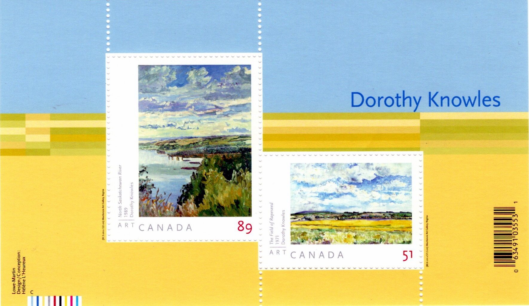 Canada 2006 - Dorothy Knowles MNH sheet # 2148 | Canada, General Issue ...