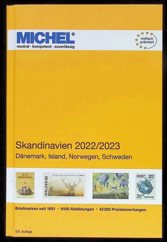 Michel Catalog Skandinavien 2022/2023 Denmark, Iceland, Norway, Sweden ...
