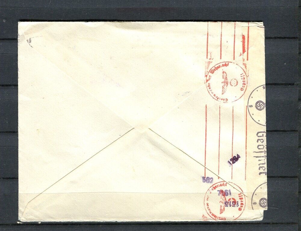 GERMANY; INCOMING WWII CENSOR COVER 1940s fine used from, Bulgaria ...