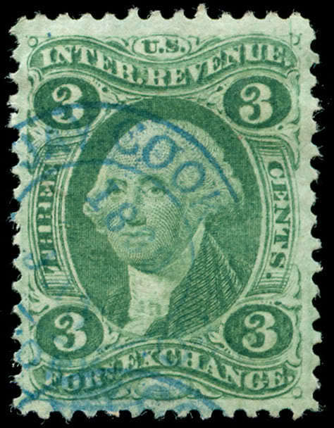US Stamps #R16d Silk Paper Used Revenue | United States, Revenues Stamp ...