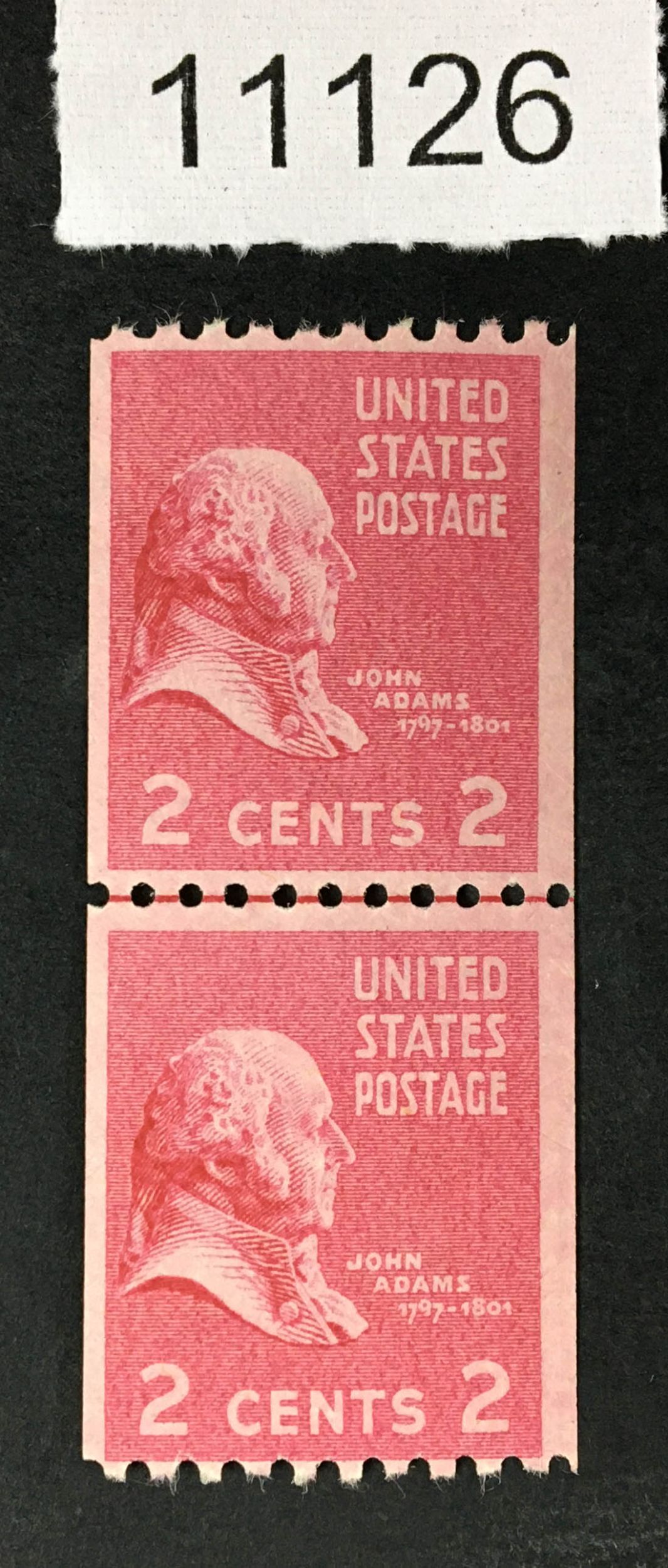 US Stamps # 850 Coil Line Pair Mint OG NH LOT #11126 | United States ...