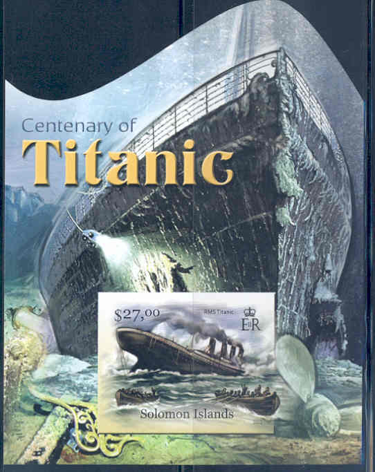 Solomon Islands 2012 100th Anniversary Sinking of the Titanic S/Sheet ...