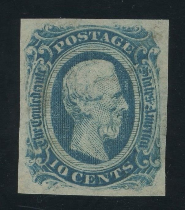 USA CSA 12 - 10 cent Jefferson Davis - VF Unused - Some OG | United ...