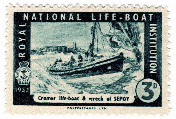 (I.B) Cinderella Collection : RNLI Lifeboats 3d (Cromer) | Worldwide ...