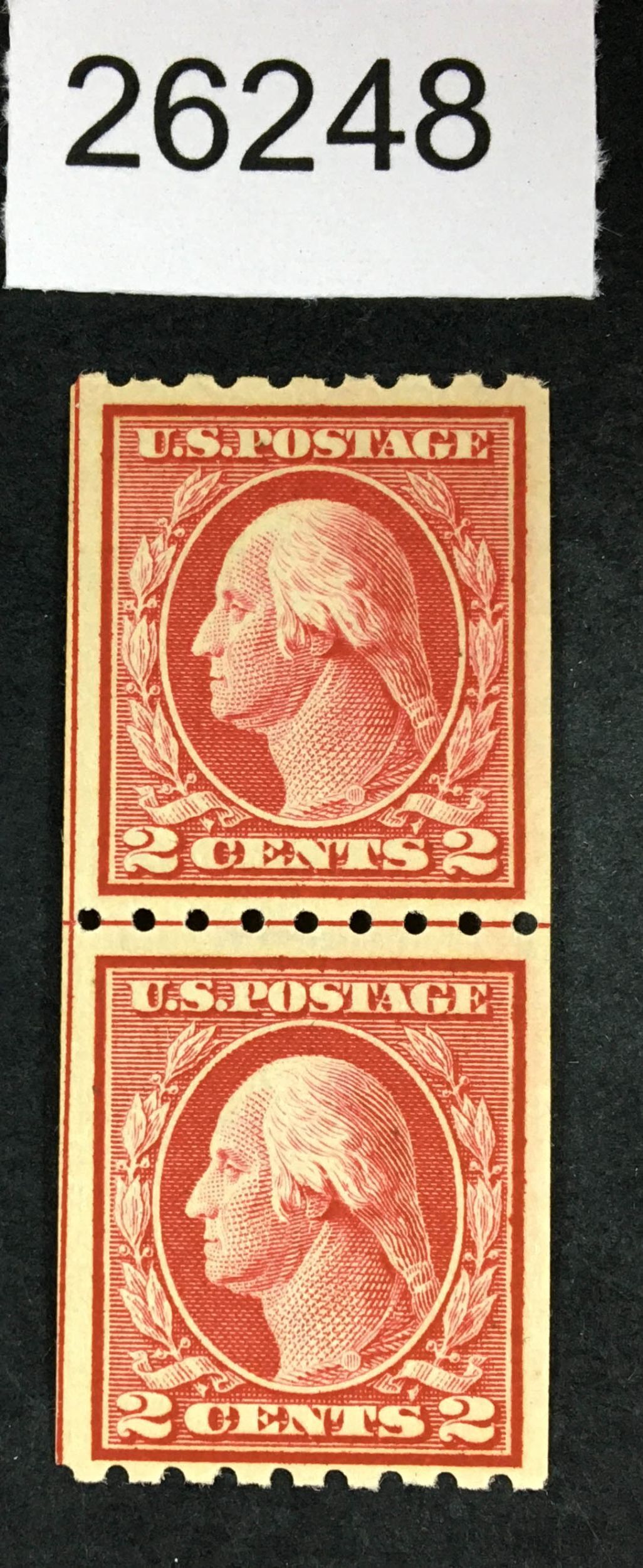 US Stamps # 411 Line Pair Mint OG NH $125 LOT #26248 | United States ...