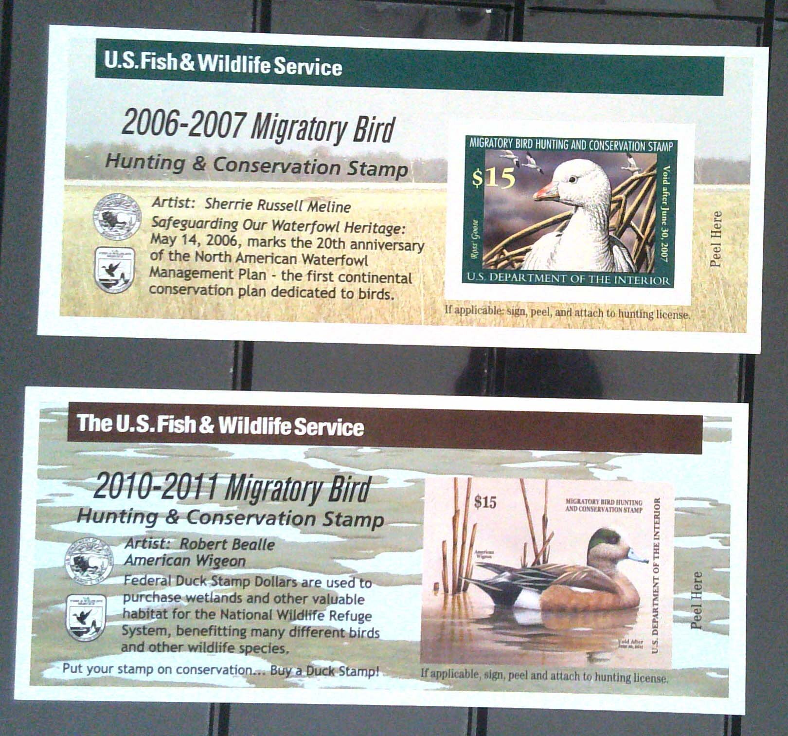 Scott #RW73A&RW77A - VF - Hunting Permit Stamps Lot - MNH - 2006&10 ...