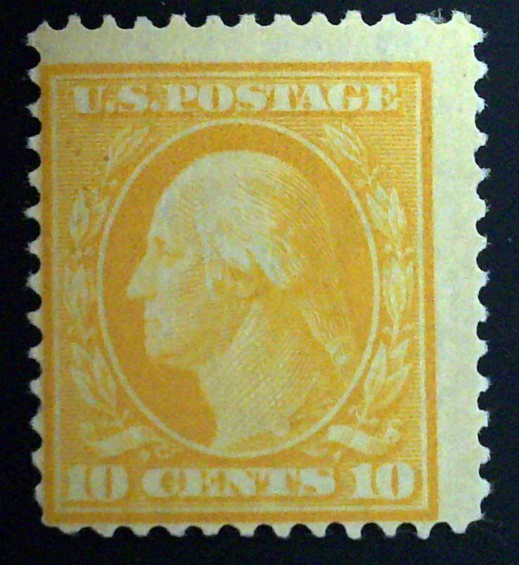 Scott #338 - VG - 10c Yellow - Washington - OG - 1909 | United States ...
