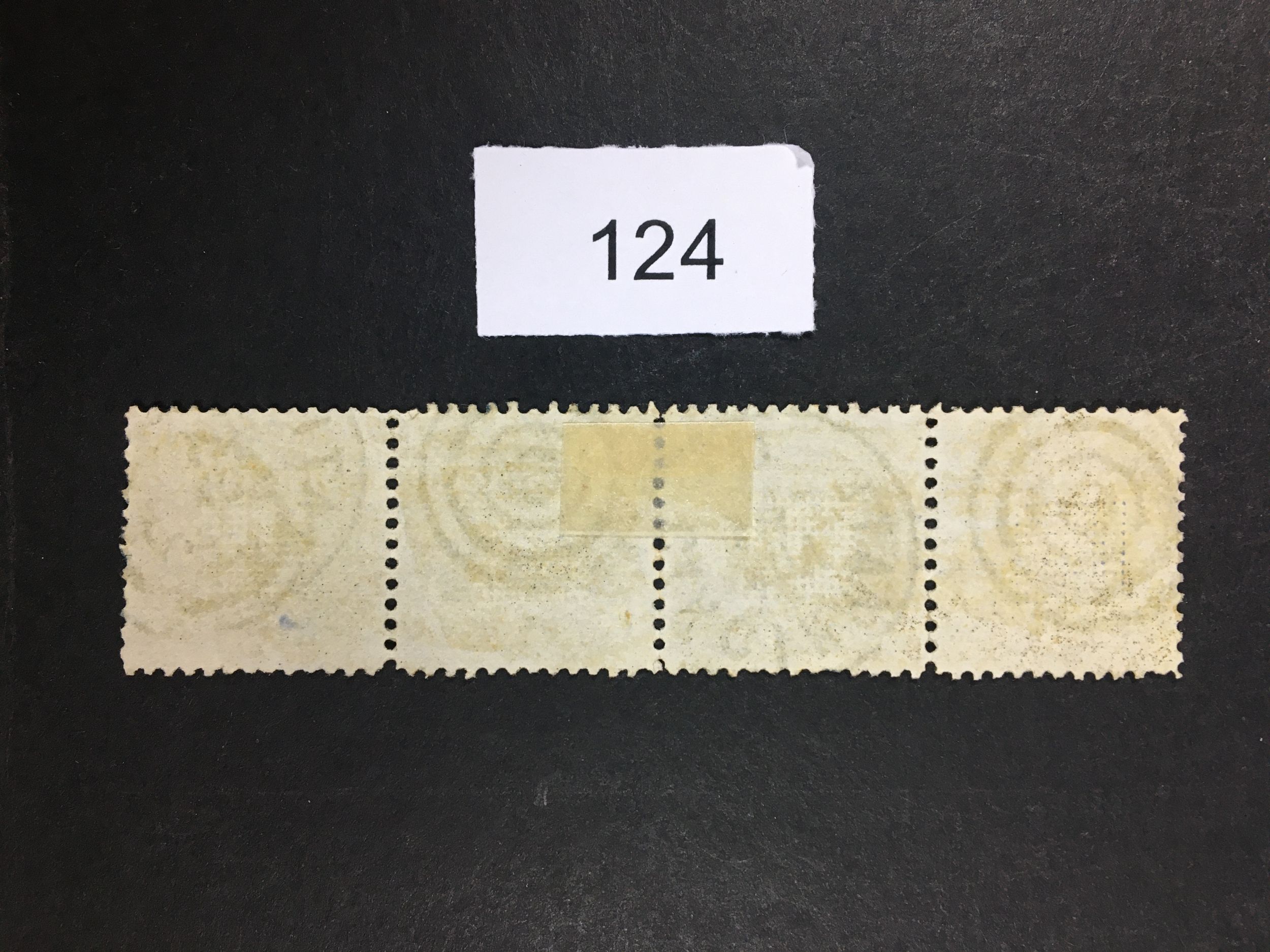 US Stamps # 114 Strip Target Used LOT #E 124 | United States, General ...