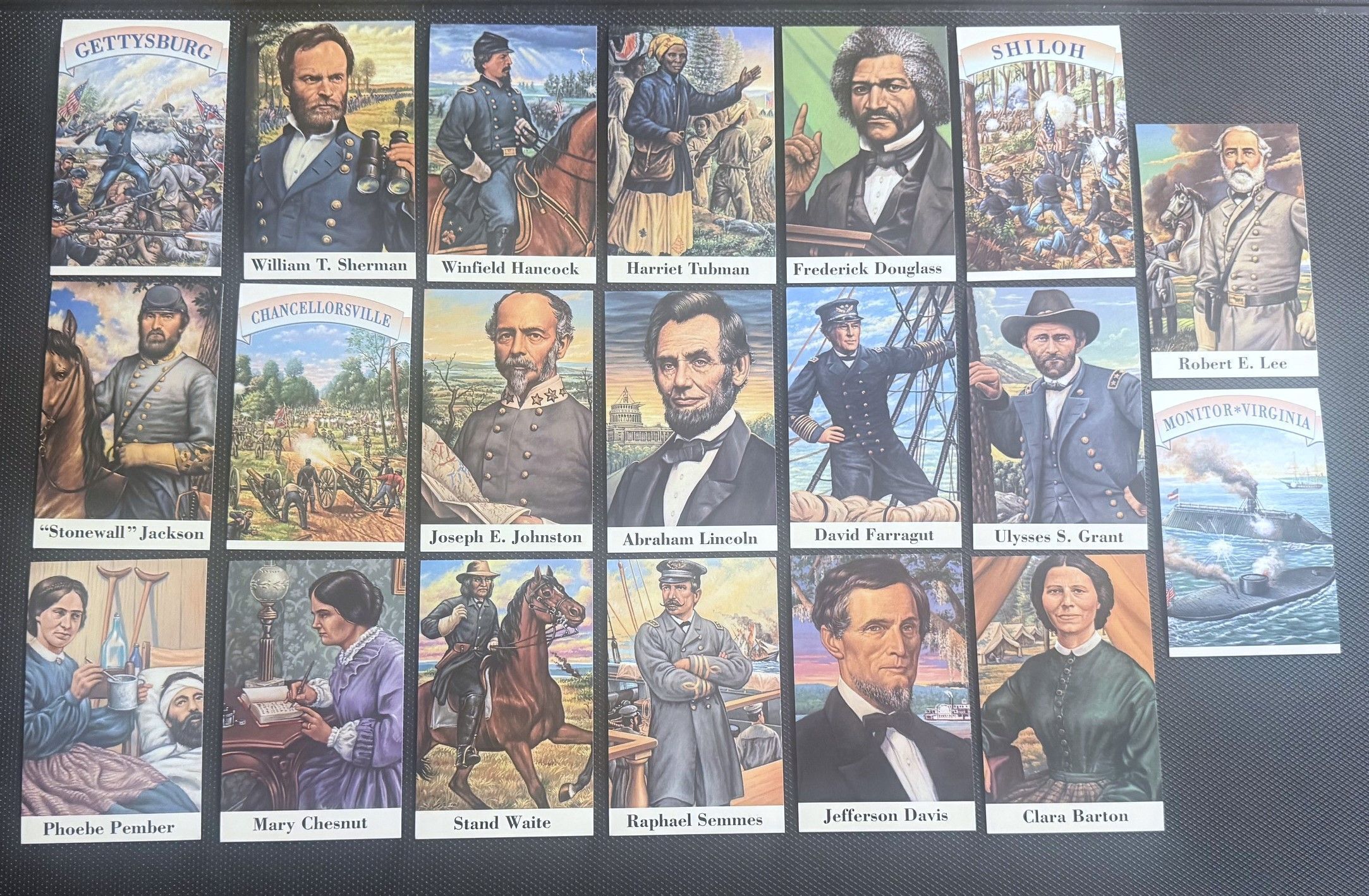 US 2975a-t,UX200-219 Civil War Issue GAMM cachet set 20 UA card ...