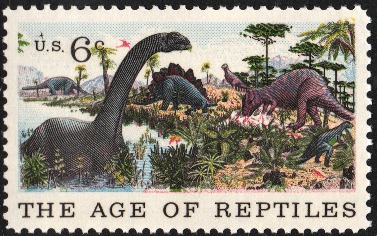 SC#1390 6¢ Natural History: The Age of Reptiles (1970) MNH | United ...