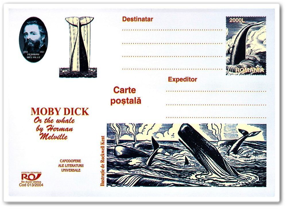 Romania PSC 2004 Moby Dick or the Whale by Herman Melville, Rockwell ...