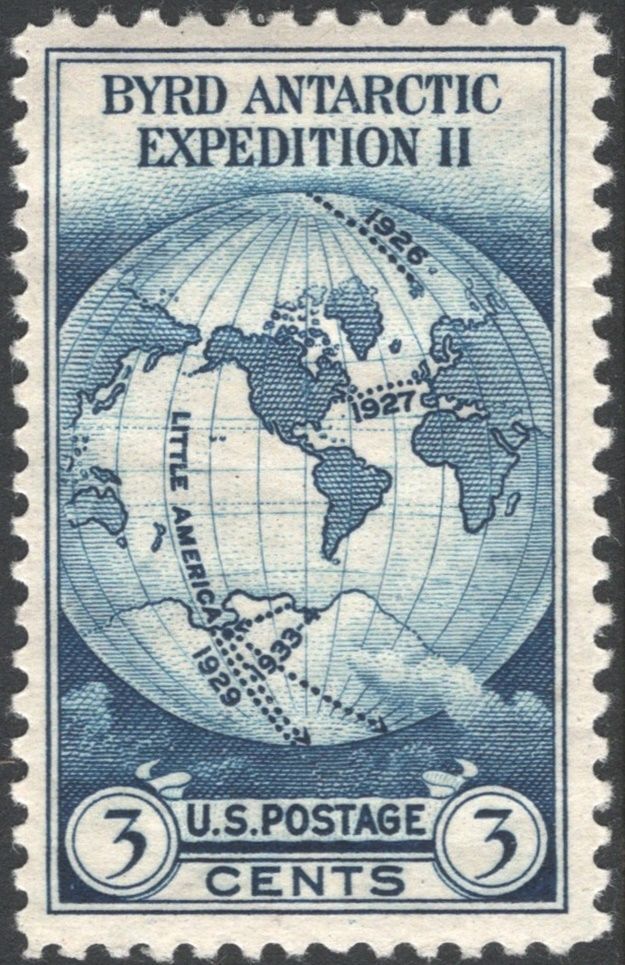 SC#733 3¢ Admiral Byrd Issue (1933) MLH | United States, General Issue ...