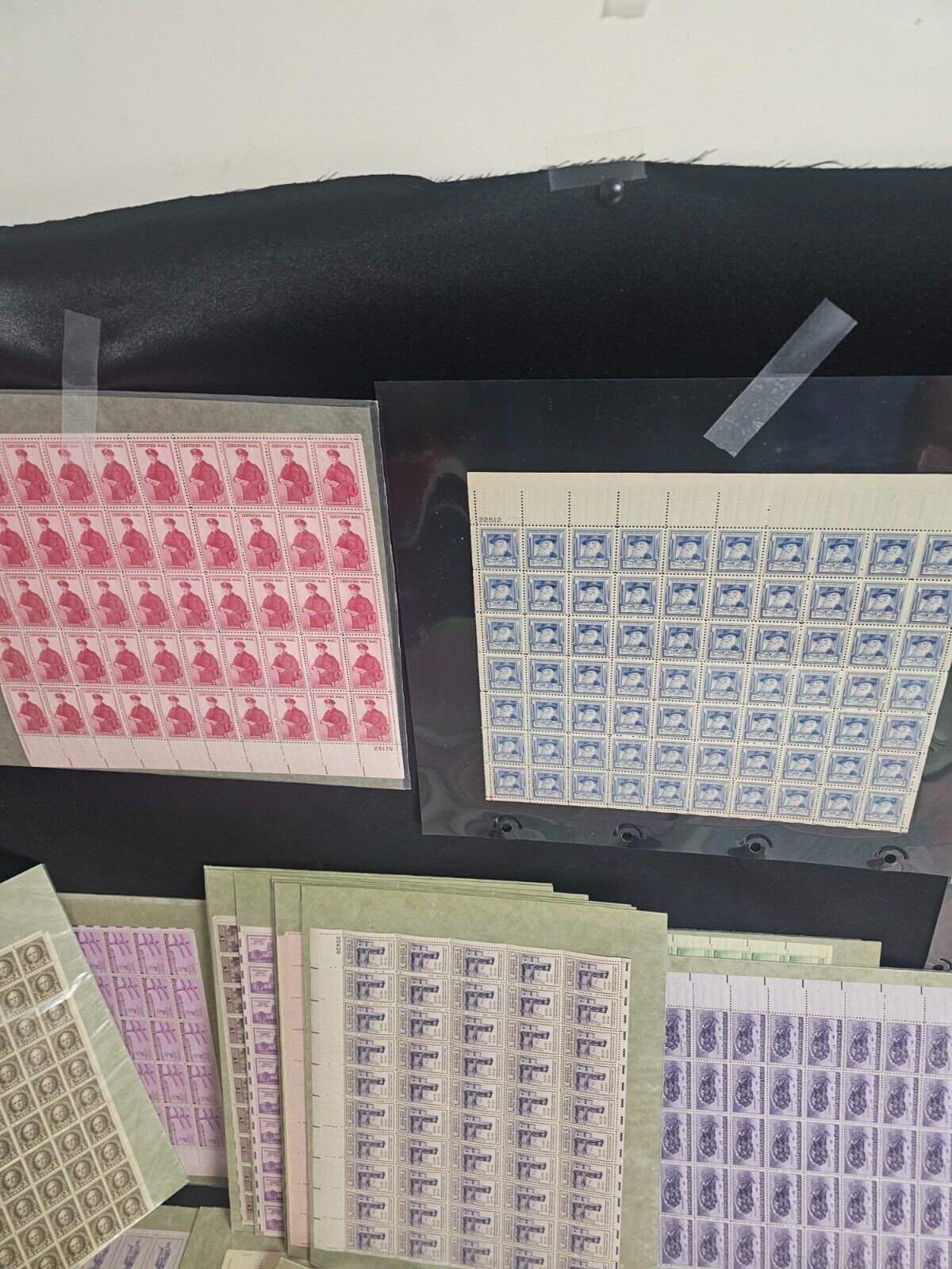 US OLD Full Intact MNH Stamp Sheet Hoard Collection Lot of 140 ...