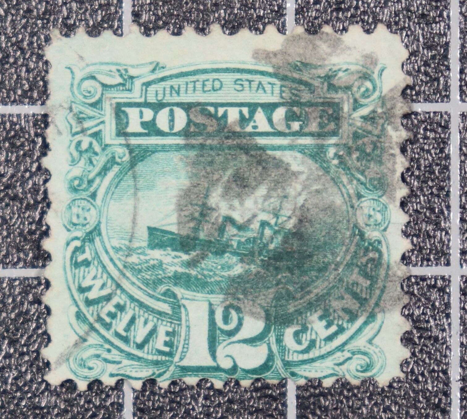 Scott 117 12 Cents Steamship Used Nice Stamp SCV $130.00 | United ...