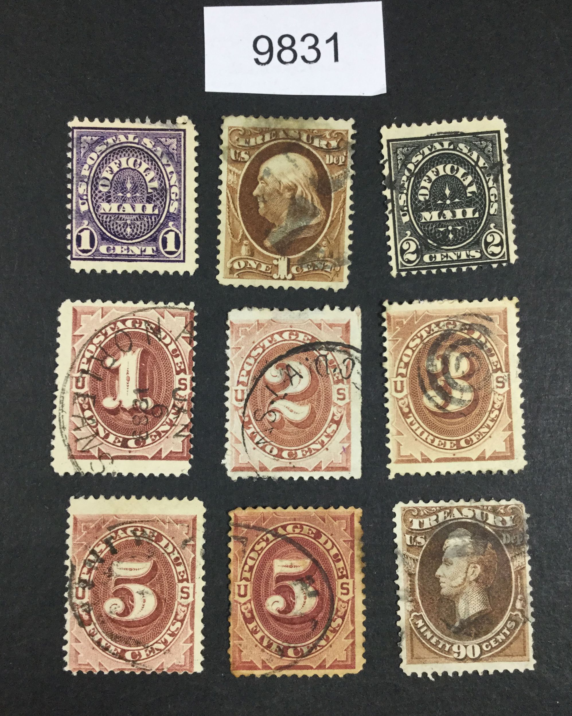 US Stamps Used Group LOT #9831 | United States, General Issue Stamp ...