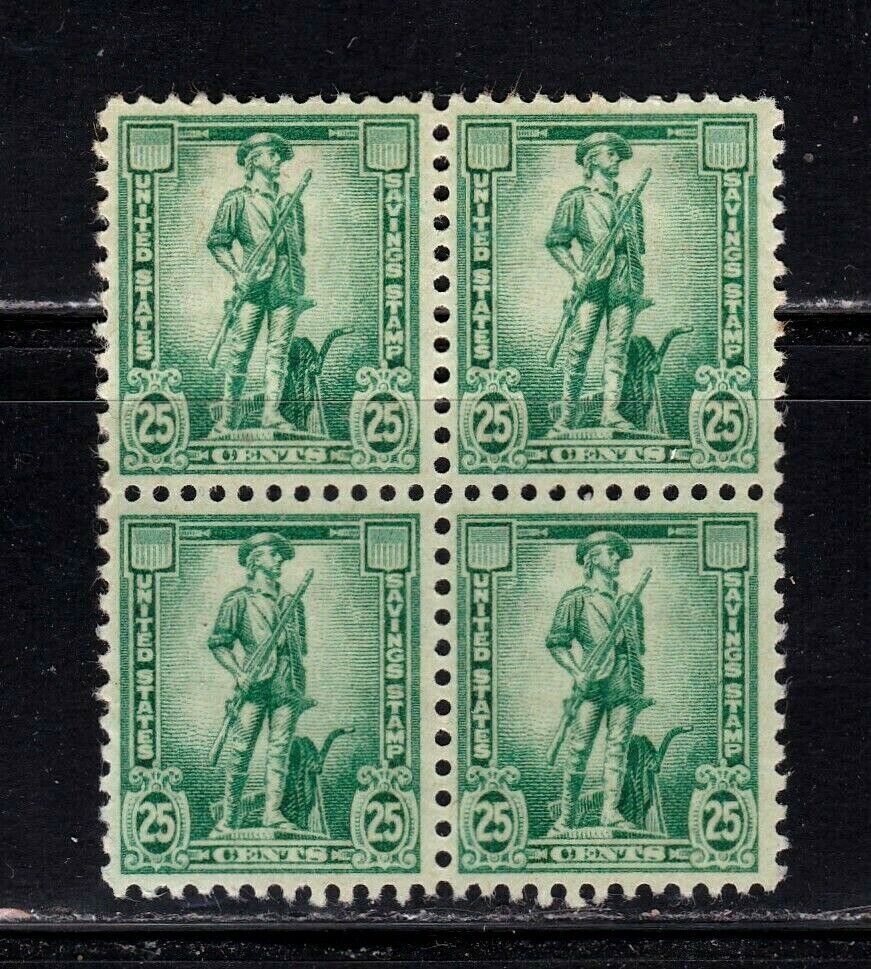 United States stamp #S2, MNH OG, Block of 4, SCV $30.00 | United States ...