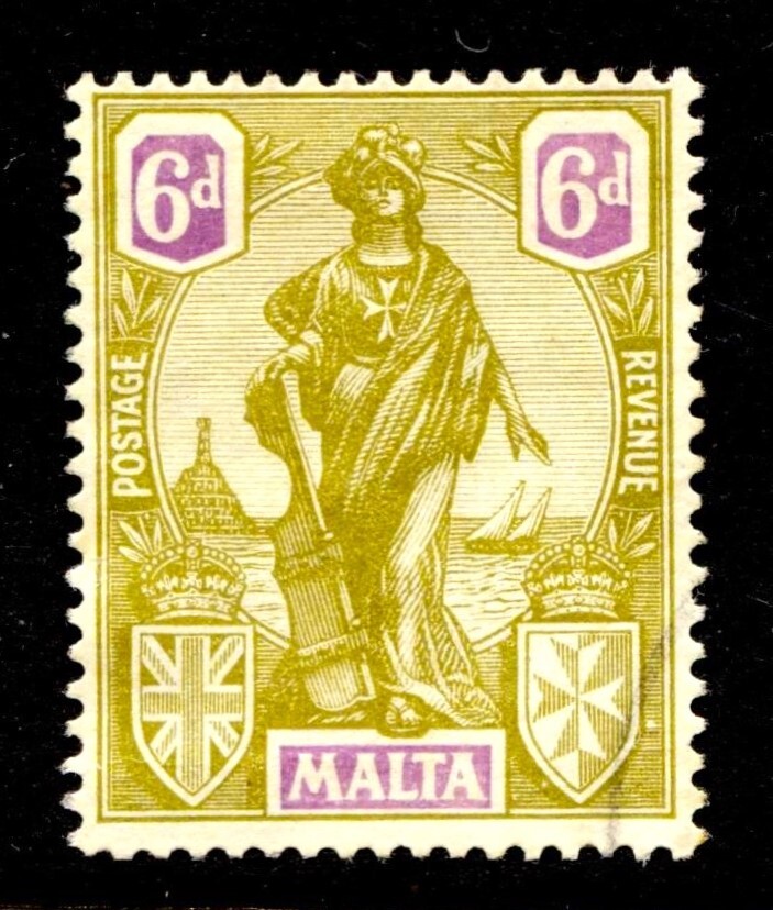 Malta Stamp #108 USED FU SINGLE | Europe - Malta, General Issue Stamp ...