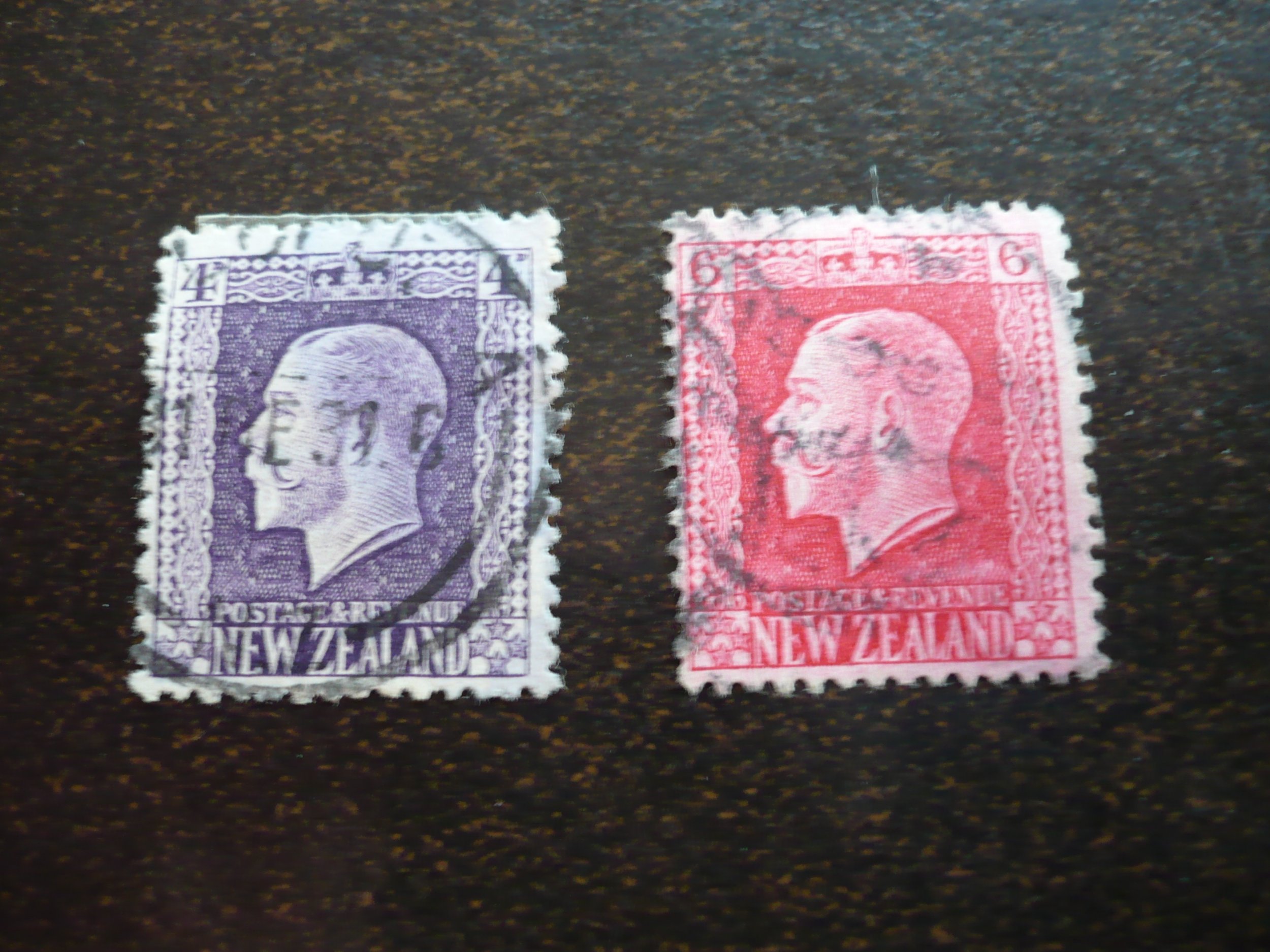 Stamps - New Zealand - Scott# 151,154 - Used Partial Set of 2 Stamps ...
