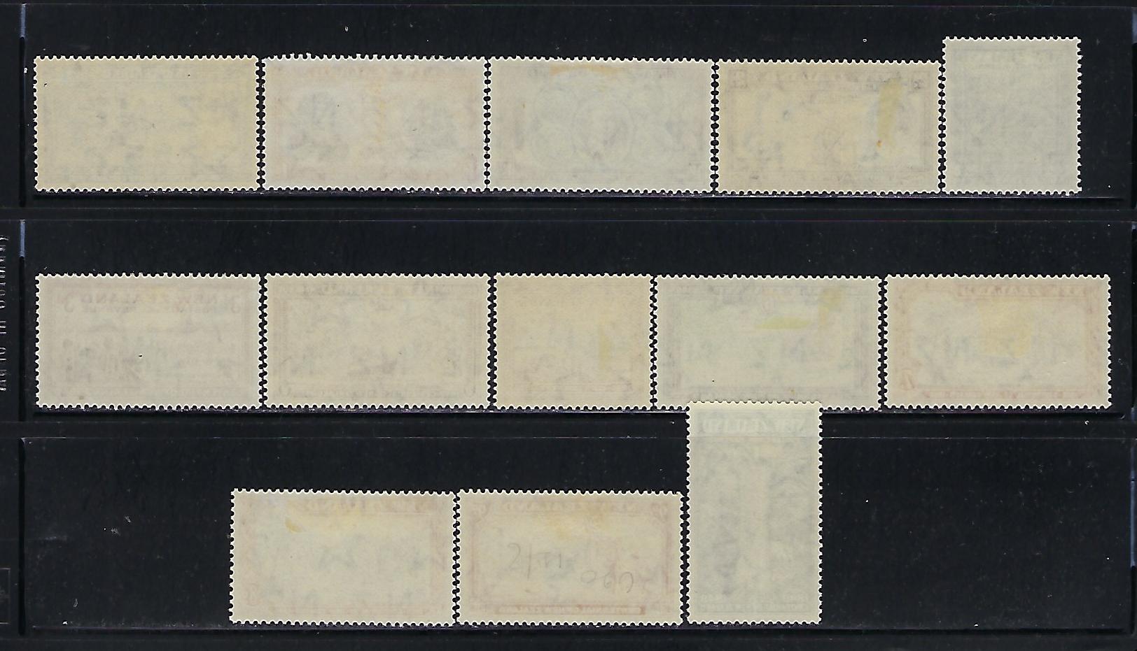 New Zealand Scott #229-241 1940 Centenary British Sovereignty Mint ...