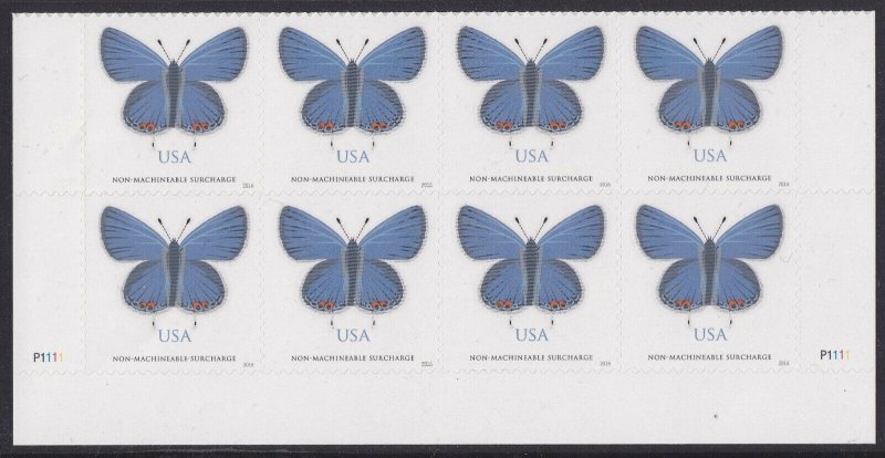 US 5136 Eastern Tailed-Blue Butterfly NMS plate block L (8 stamps) MNH ...