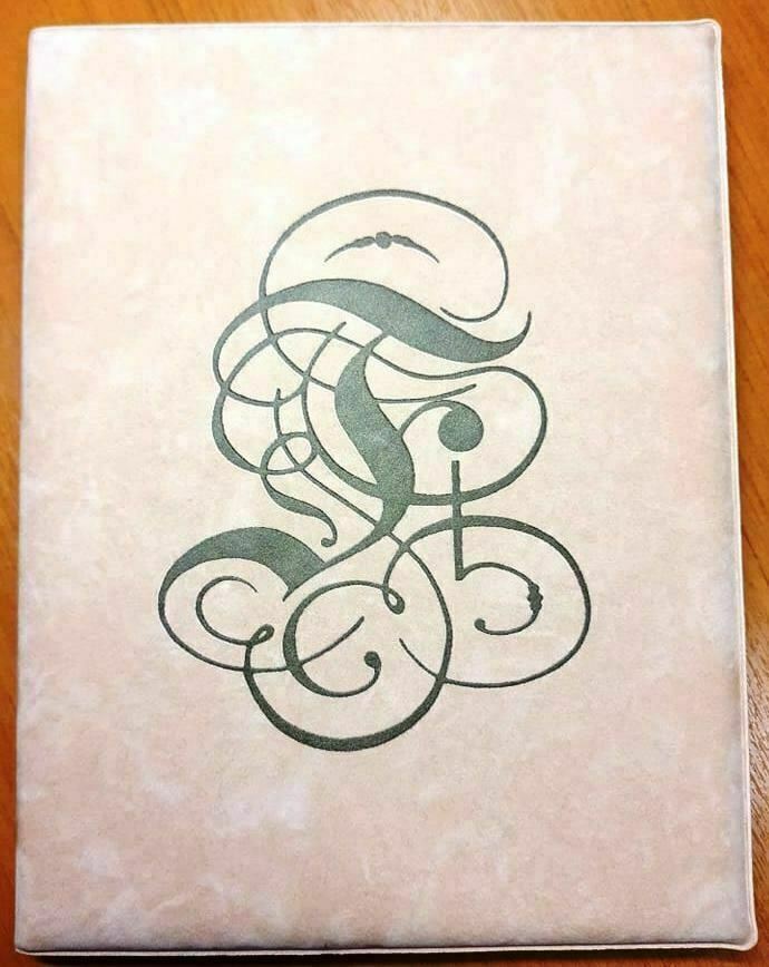 Velor fold-out album for collection of philately items or photos Ecru ...