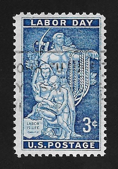 SC# 1082 - (3c) - Labor Day, used single | United States, General Issue ...