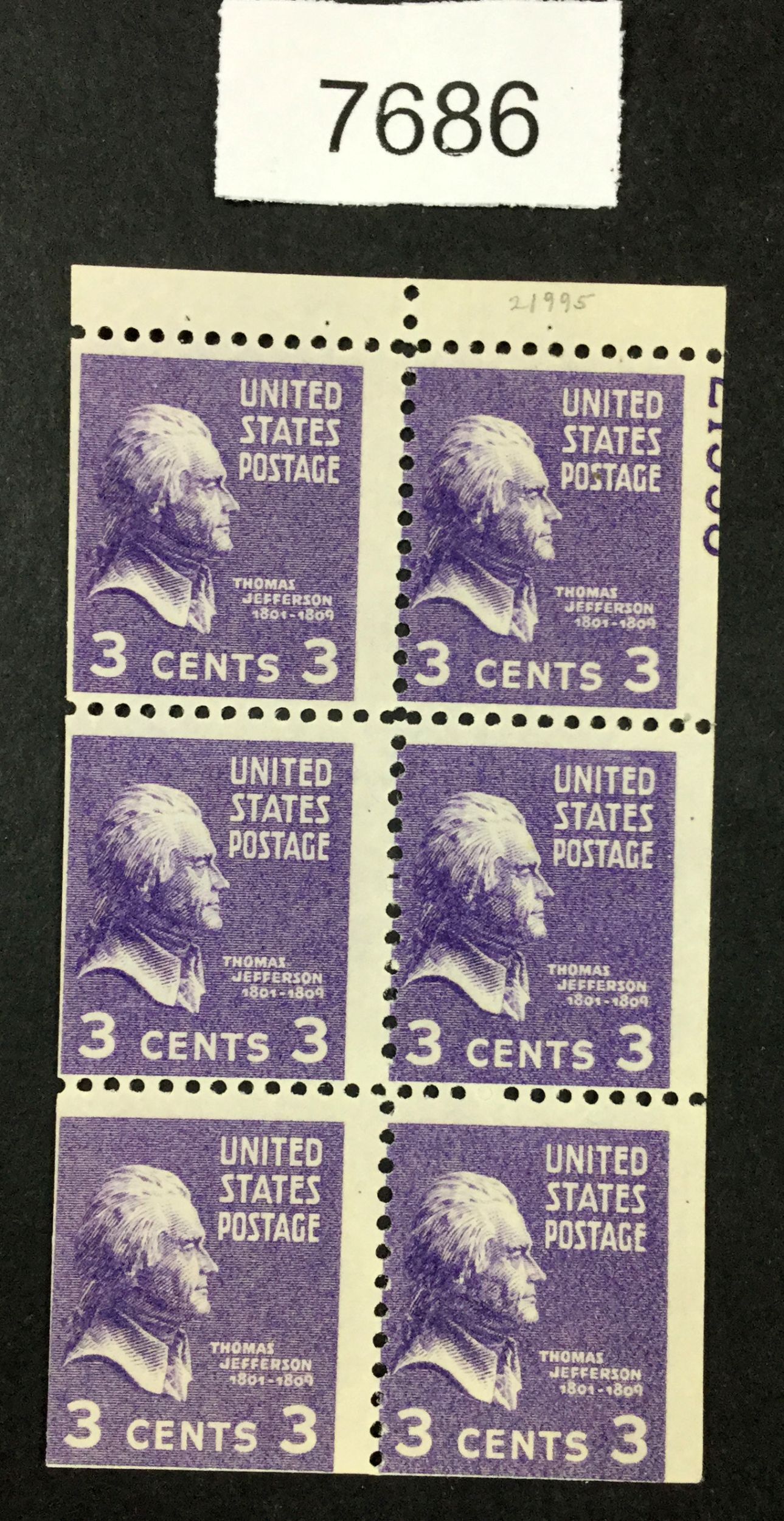 US Stamps #807A Mint OG NH Plate Booklet 3mm Gutter LOT #7686 | United ...