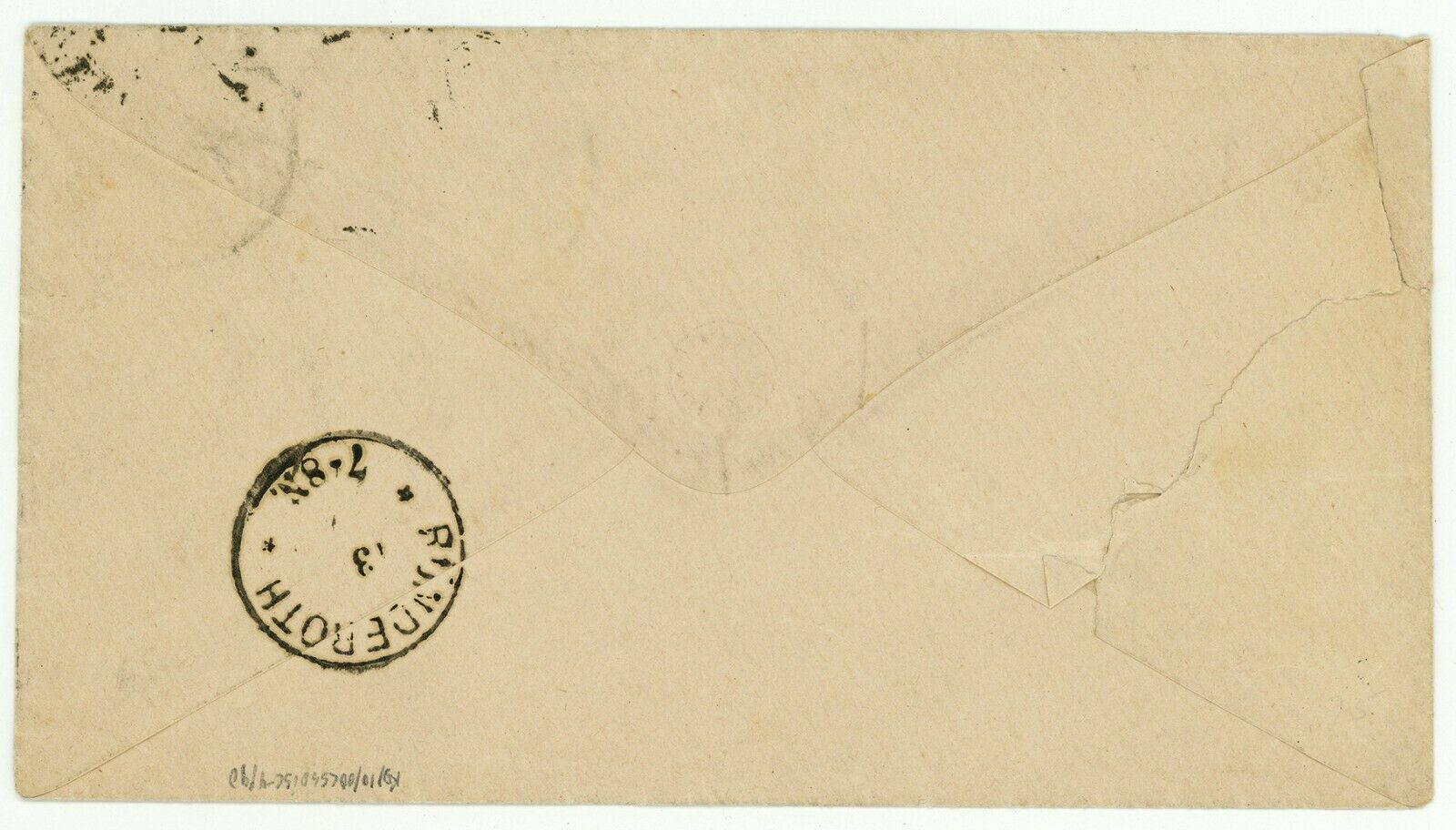 Germany Leipzig to Ründeroth #38 #40 Postage Stamps Deutsche Reich ...