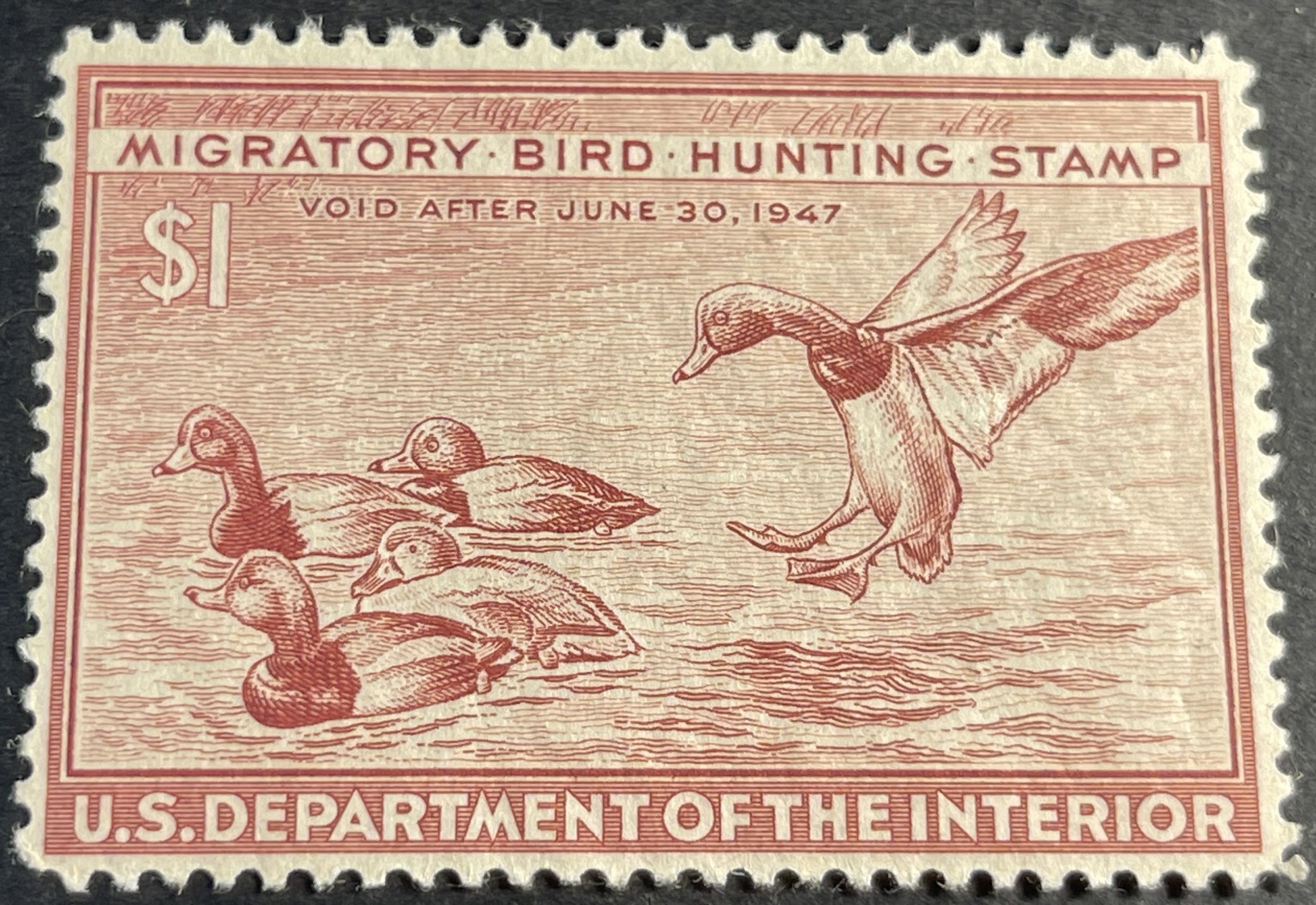 U.S.# Rw13-Mint/Hinged---Federal Duck Stamp--Single--1946(Lotp27 ...